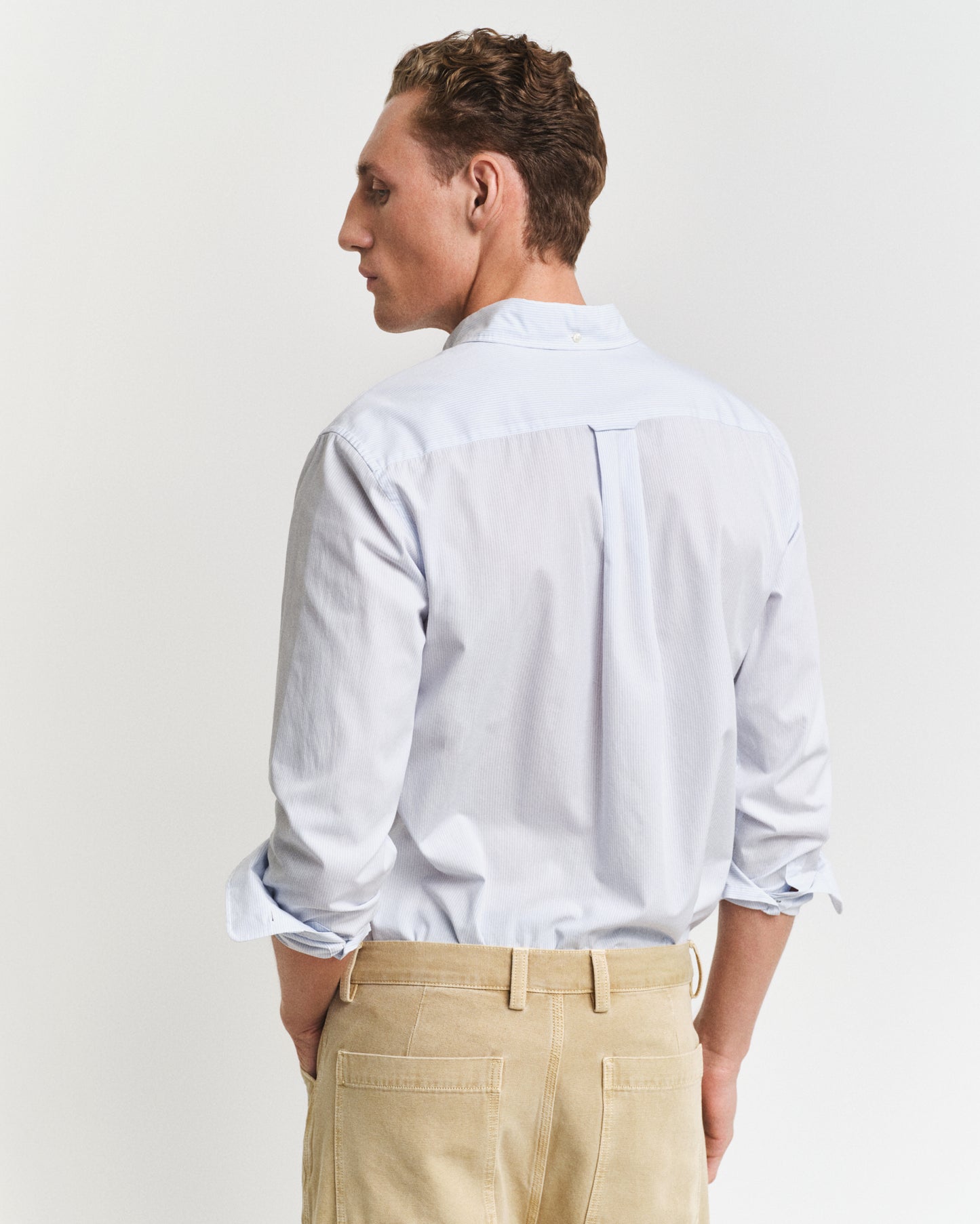 Regular Fit Classic Banker Stripe Poplin Shirt – GANT
