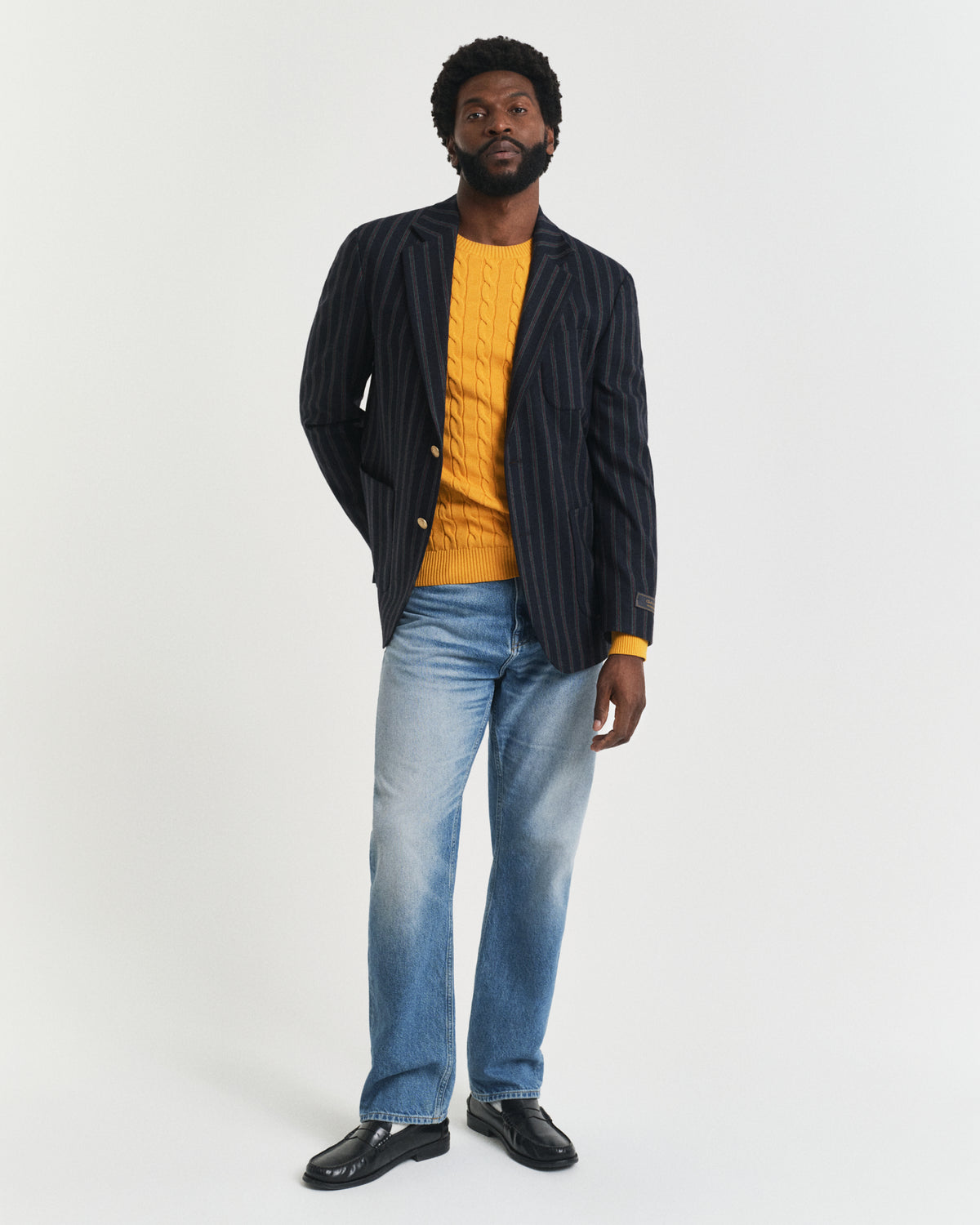 Cotton Cable Knit Crew Neck Sweater – GANT