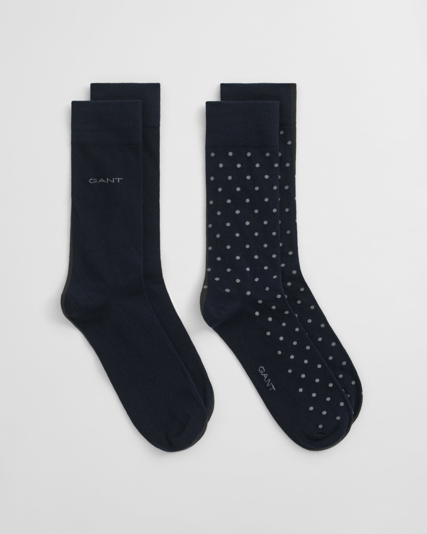 2-Pack Dot & Solid Socks – GANT